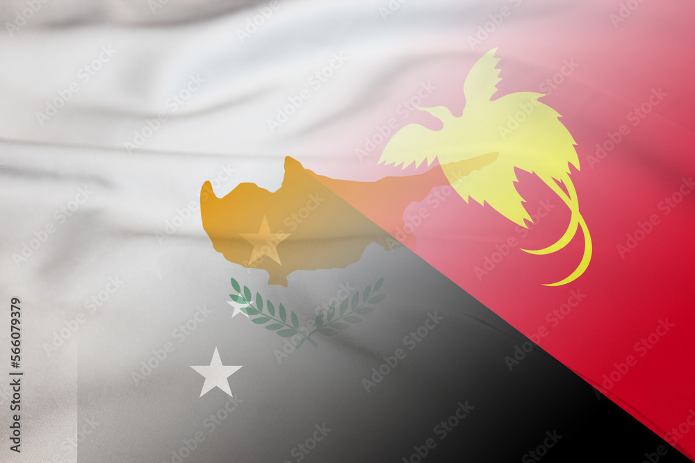 Cyprus and Papua New Guinea political flag transborder negotiation PNG ...