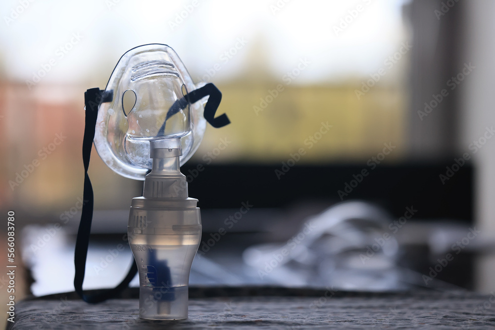 inhaler object medicine bronchitis procedure Stock Photo | Adobe Stock