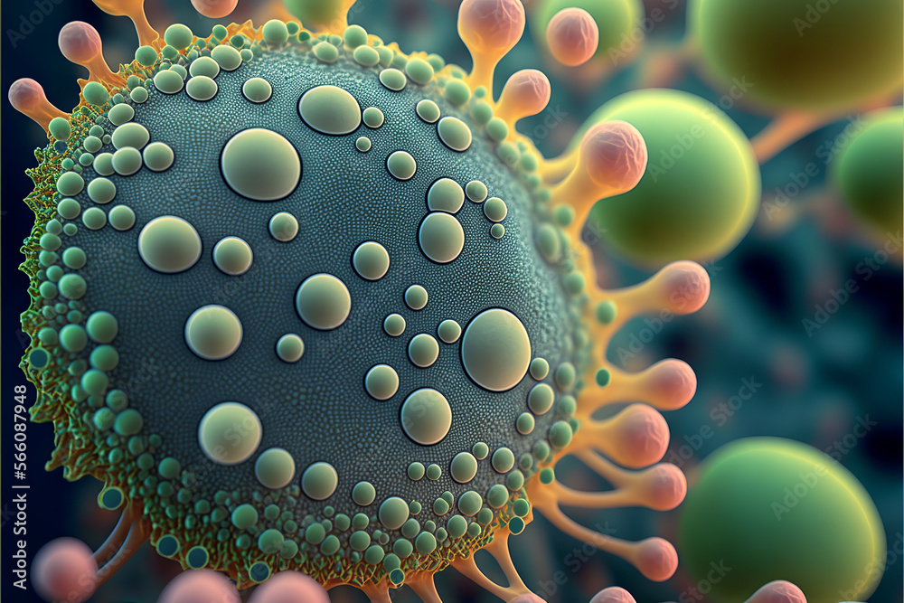 ภาพประกอบสต็อก cell, blood, bacteria, virus, cells, biology, science ...