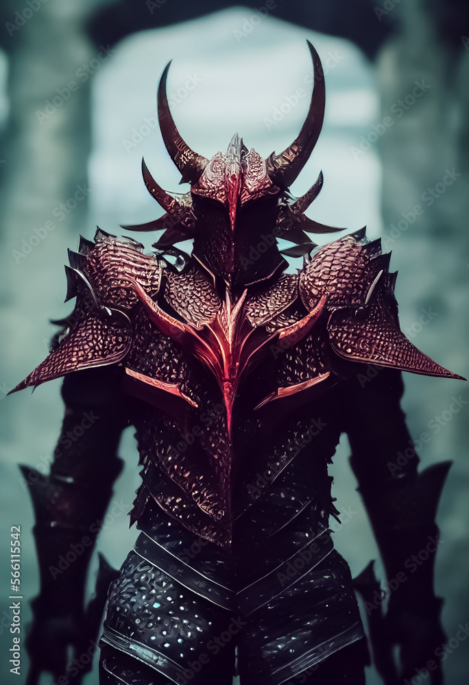 Ilustração do Stock: Hell warrior, demon from hell, satan, death god ...