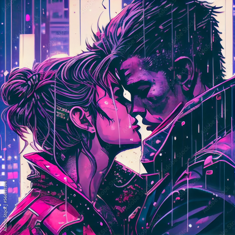 An intimate and romantic moment captured in this striking video game ...