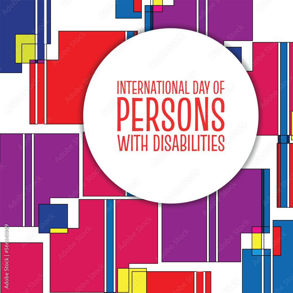International Day of Persons with Disabilities. Design suitable for ...