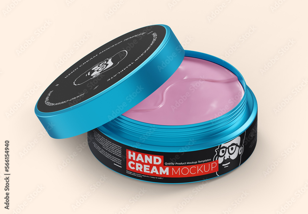 Hand Cream Packaging Mockup Stock Template | Adobe Stock