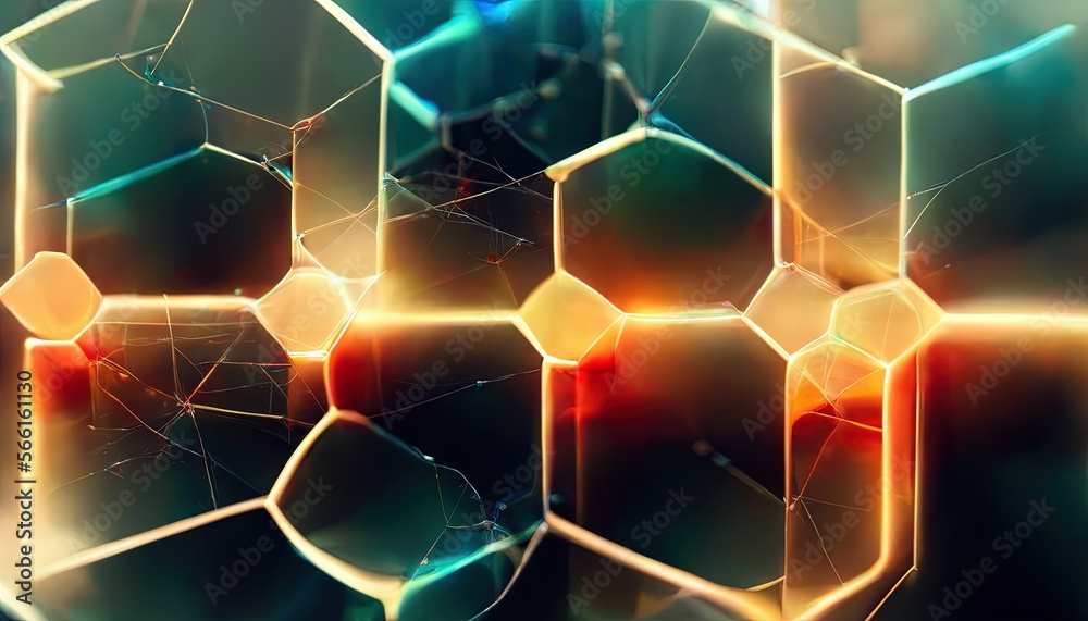 Generative AI abstract tech background Floating Numbers HUD Background ...