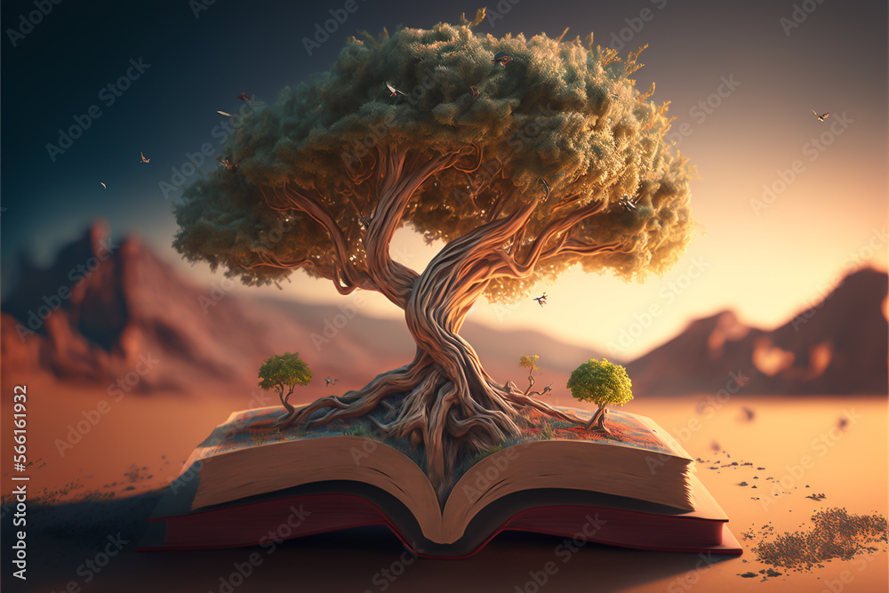 Tree of Knowledge, representing the power of sustainable education and ...