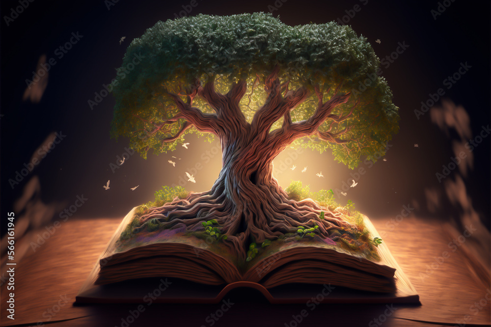 Tree of Knowledge, representing the power of sustainable education and ...