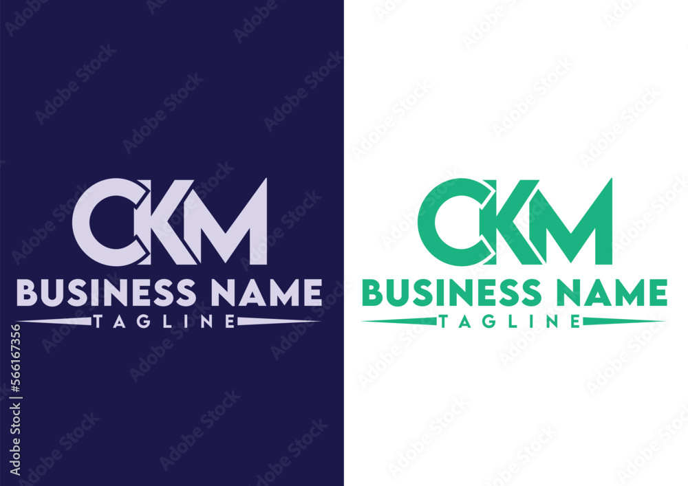 Letter CKM logo design vector template, CKM logo Stock Vector | Adobe Stock