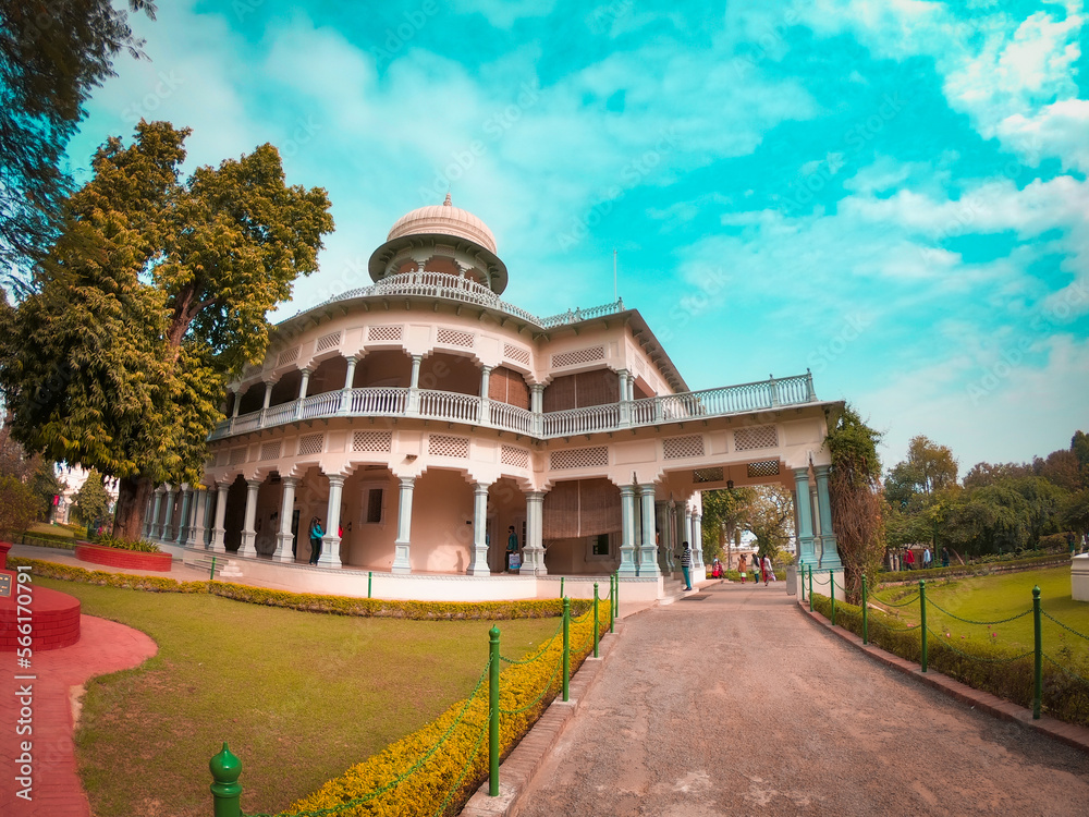Foto de Beauty of Anand Bhavan in Prayagraj, India. do Stock | Adobe Stock