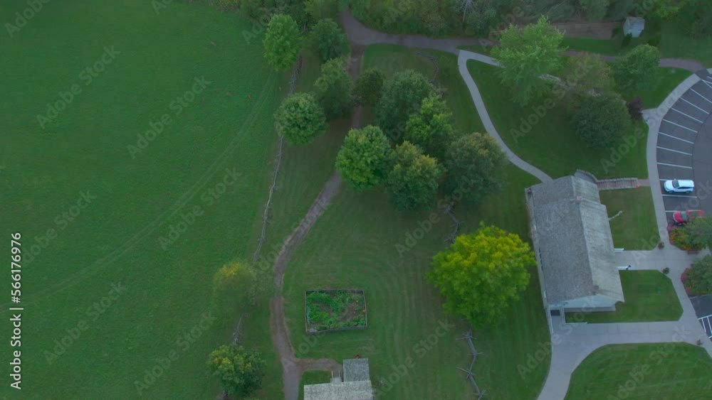 camera travels from the Smith cabin to the sacred grove near the Joseph ...