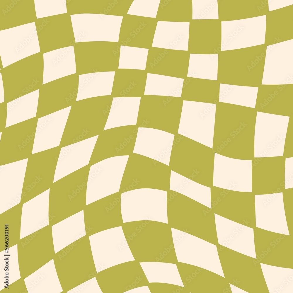 Twisted colourful checkered background abstract aesthetic vector ...