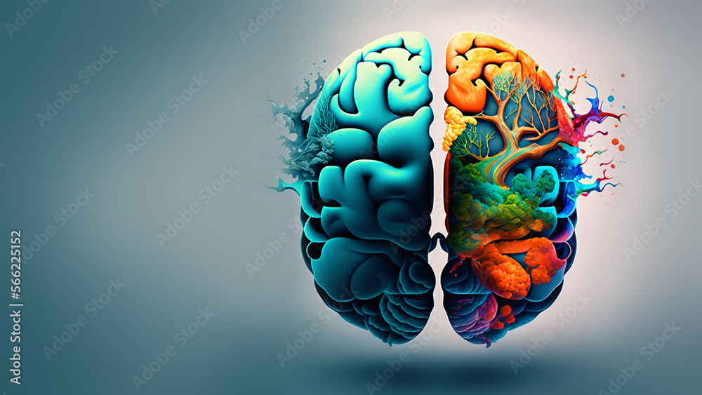 human brain anatomy, the creative hemisphere versus logical hemisphere ...