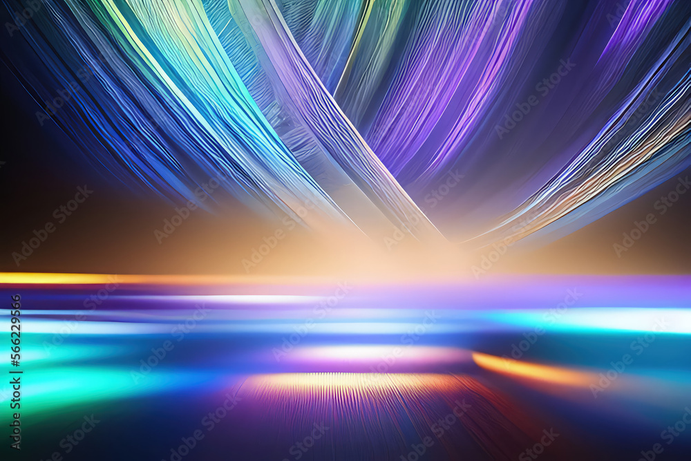 Soft and smooth textured curved lines background. Ai generated art ...