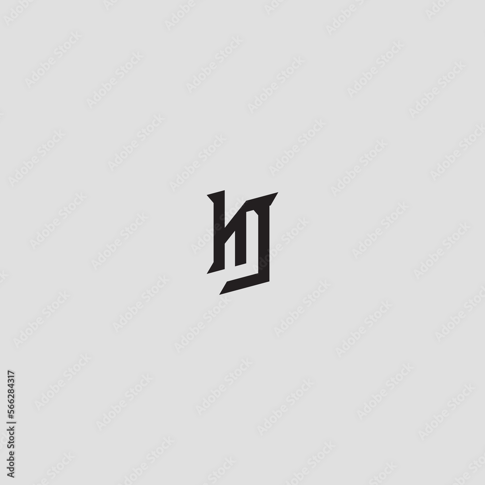 HL simple initial esport concept logo design ideas for inspirations ...