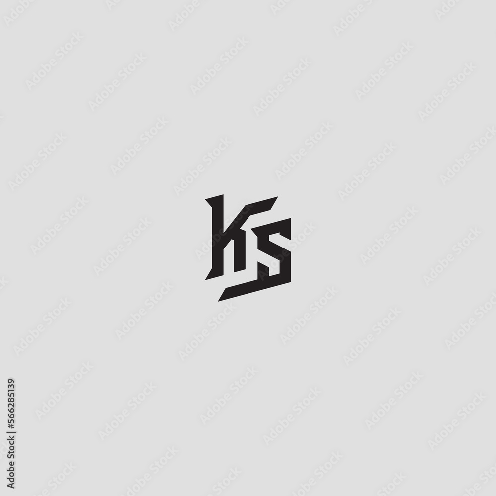 KS simple initial esport concept logo design ideas for inspirations ...
