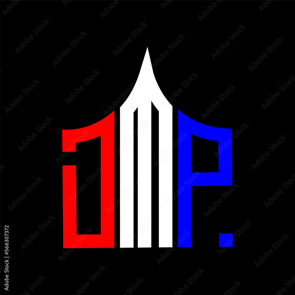 DMP letter logo design. DMP creative initials monogram vector letter ...