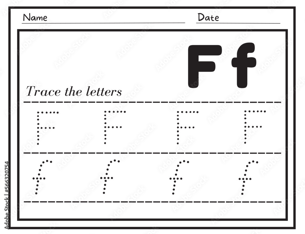 Alphabet letters tracing worksheet. Tracing practice worksheet ...