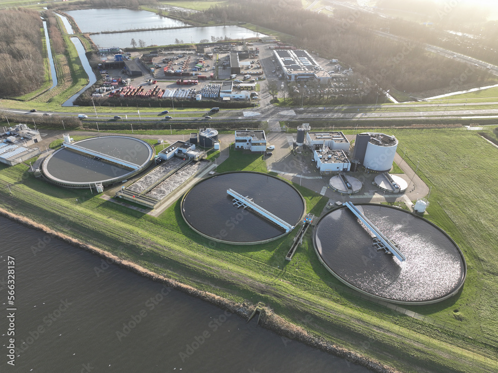 Water purification installation, system that is used to filter and ...