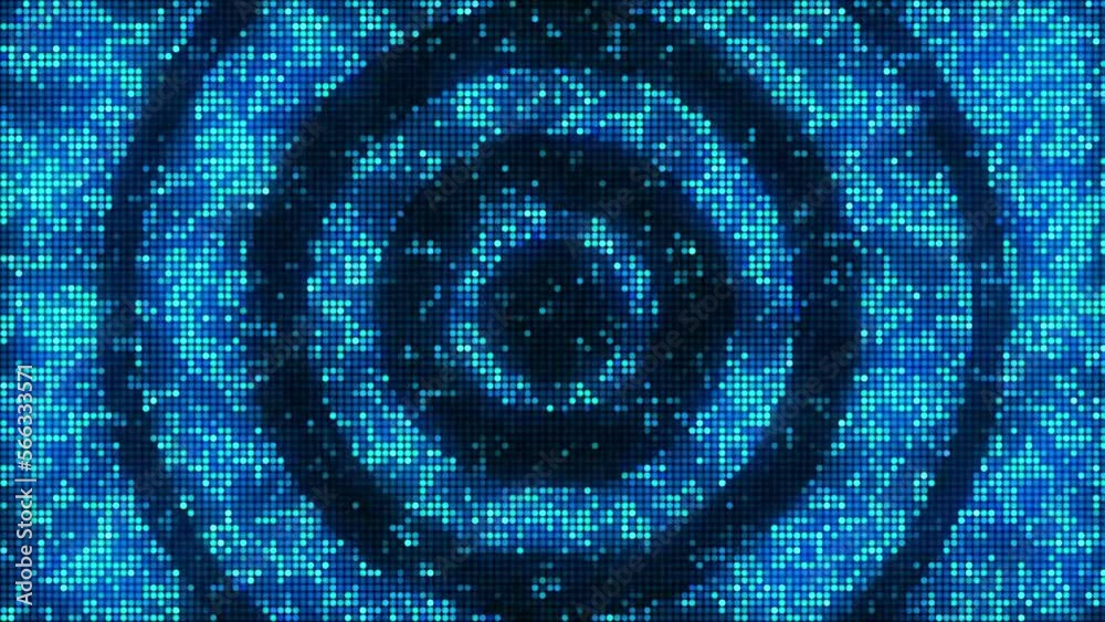 Seamless looping 4K abstract background set. Circular motion graphics ...