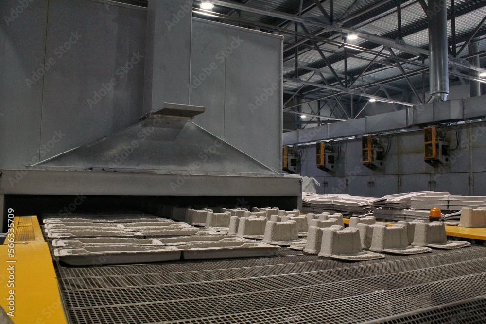 Machine equipment for manufacture of package from pulp carton recycle ...