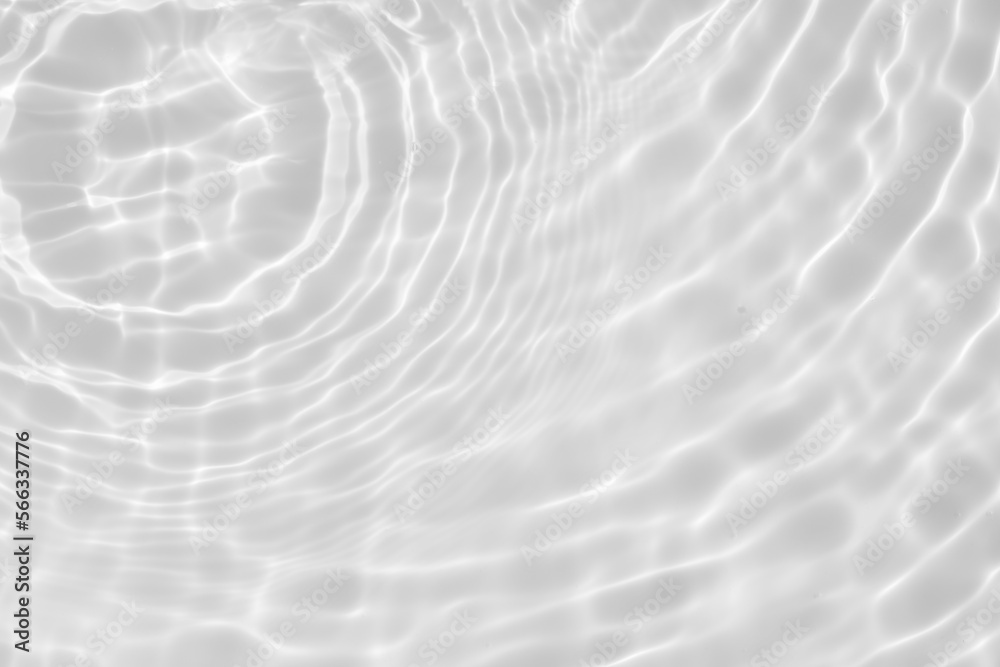 Abstract white transparent water shadow surface texture natural ripple ...