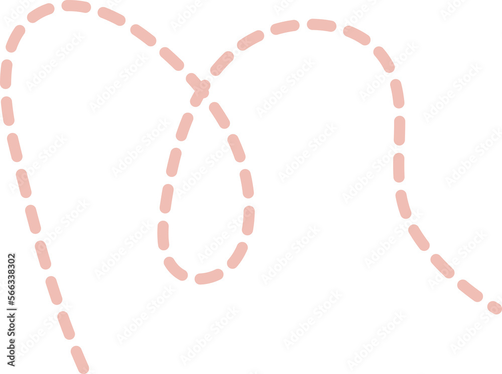 Pastel Gradients Abstract Loop Curve Dashed Lines Strokes Stock ...