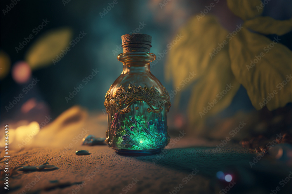 Vial of poison generative AI Stock Illustration | Adobe Stock