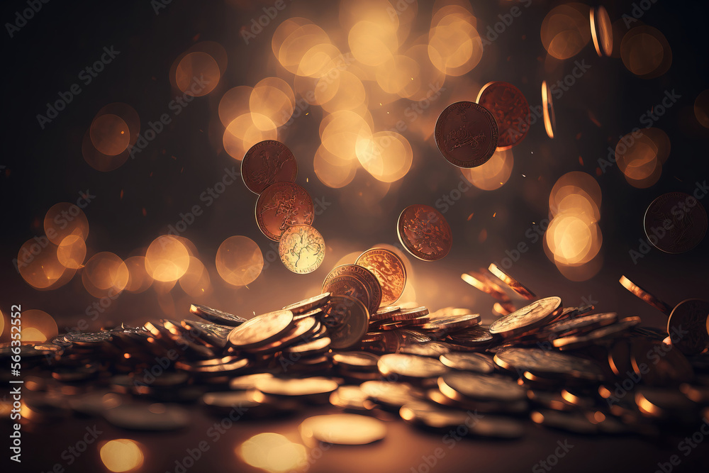 abstract coins . sketch art for artist creativity and inspiration ...