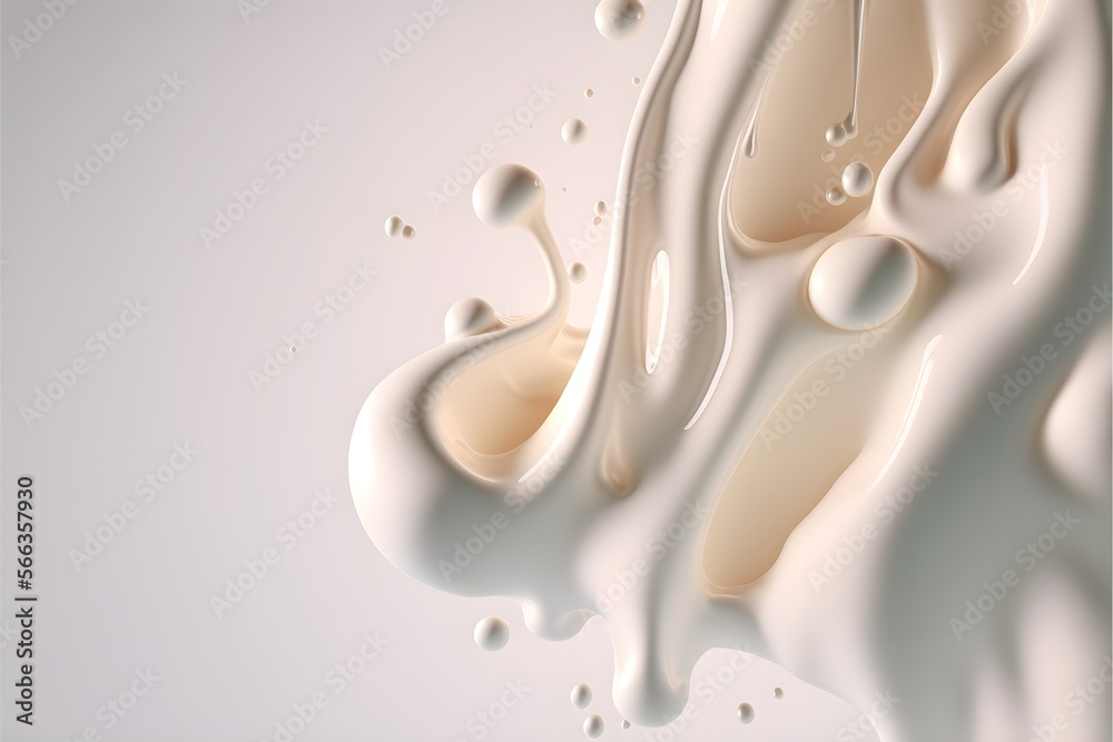 Milk texture background. Generative AI. Stock Illustration | Adobe Stock