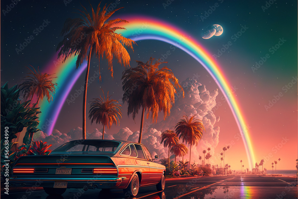 Colorfuf rainbow inspired background - Rainbow backgrounds series ...