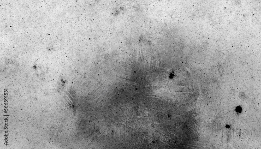 Dark grunge grey shapes with brush strokes. Dust overlay distress ...