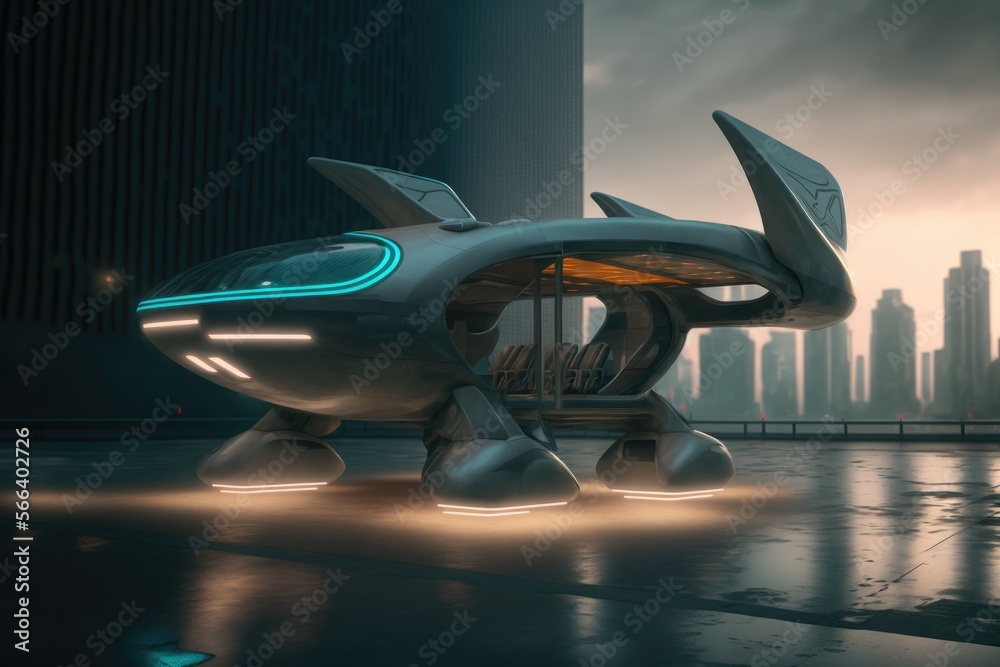 Future of urban air mobility, city air taxi, UAM urban air mobility ...