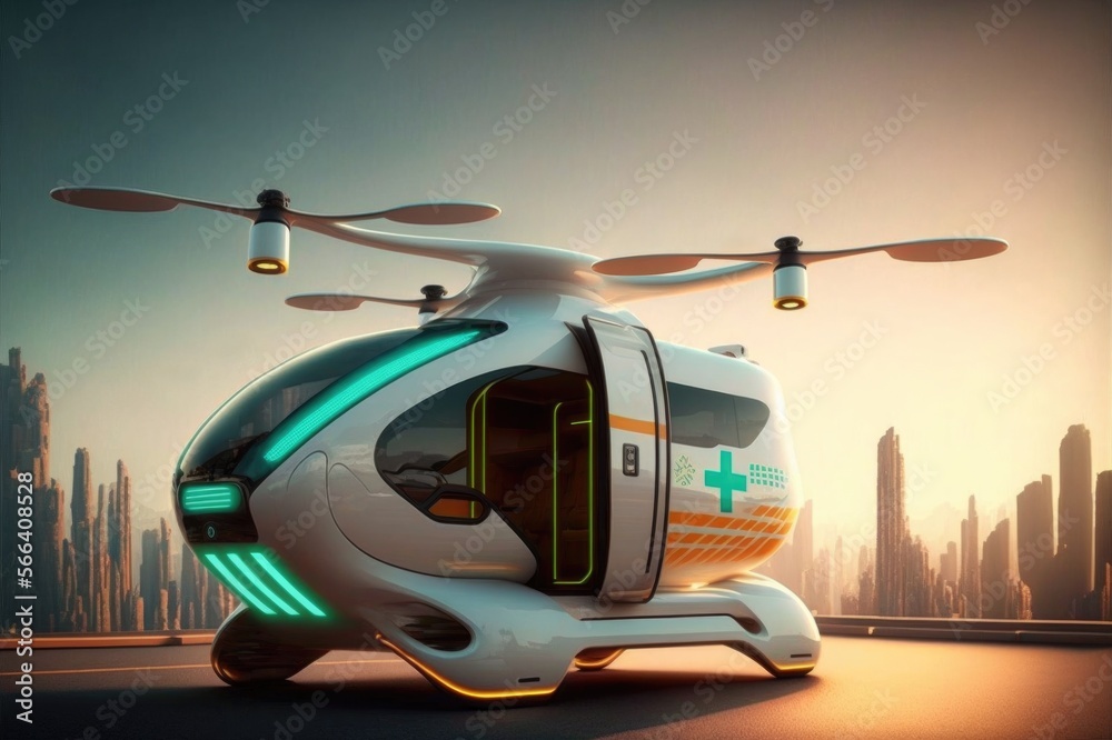 Future of Aerial Ambulance vehicle, aerial Patient transport, Ambulance ...