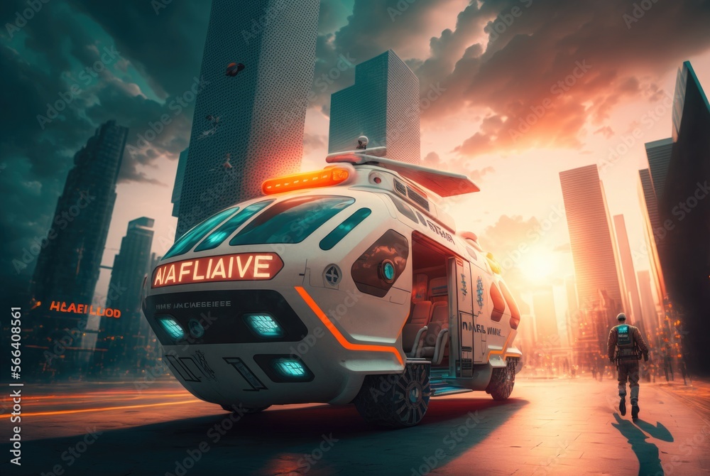 Future of Aerial Ambulance vehicle, aerial Patient transport, Ambulance ...