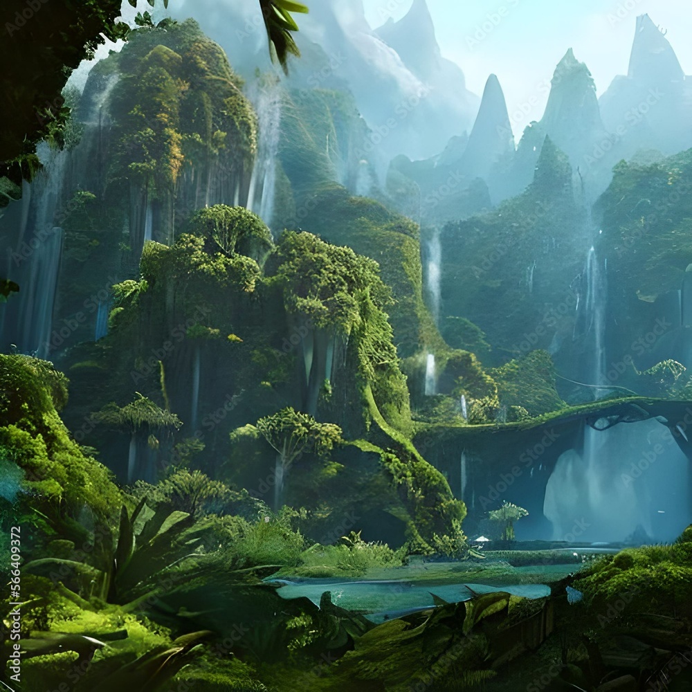 Avatar The Way of Water Created using generative AI tools Stock ...