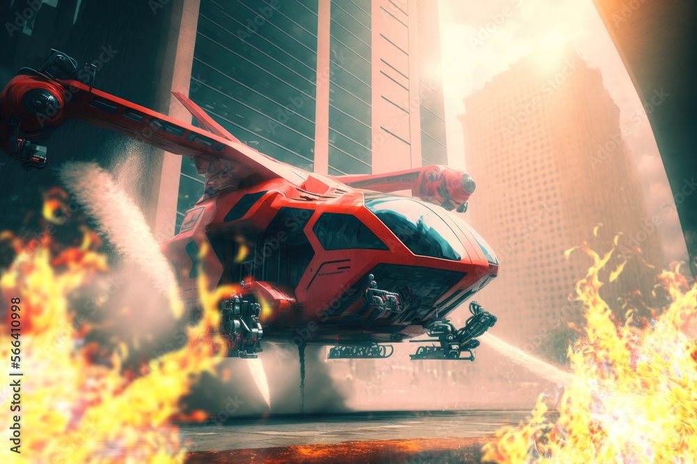 Future of Aerial Firefighting vehicle, Air Firefighter Unit ...