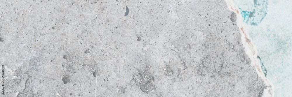 Torn old faded paper wallpaper with a retro pattern. Tattered scraps of ...