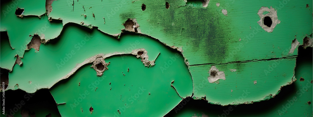 Green peeling paint surface texture Surface finish flaking weathered ...