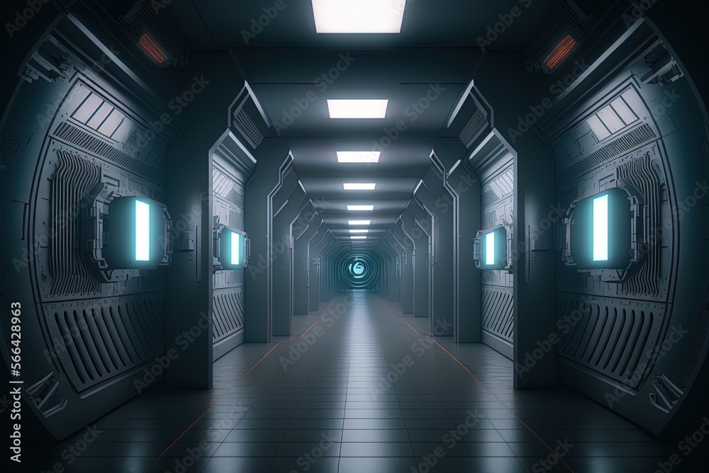 For use as a backdrop for advertisements set in a futuristic or science ...