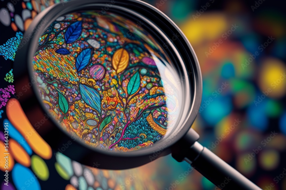 Aprender, descobrir, explorar. Lupa usada para ver com mais atenção e ...