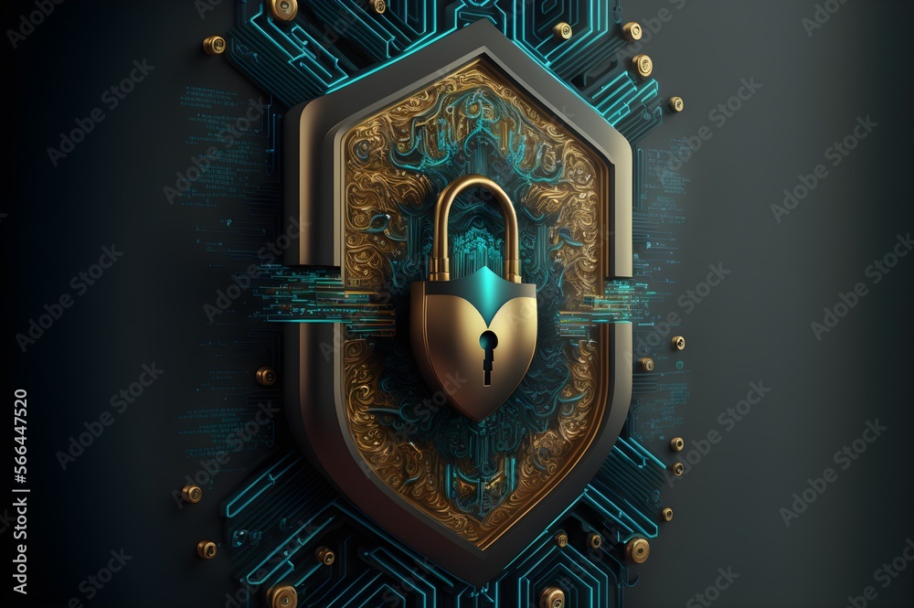 Cyber security, privacy and data storage protection, Digital Lock and ...