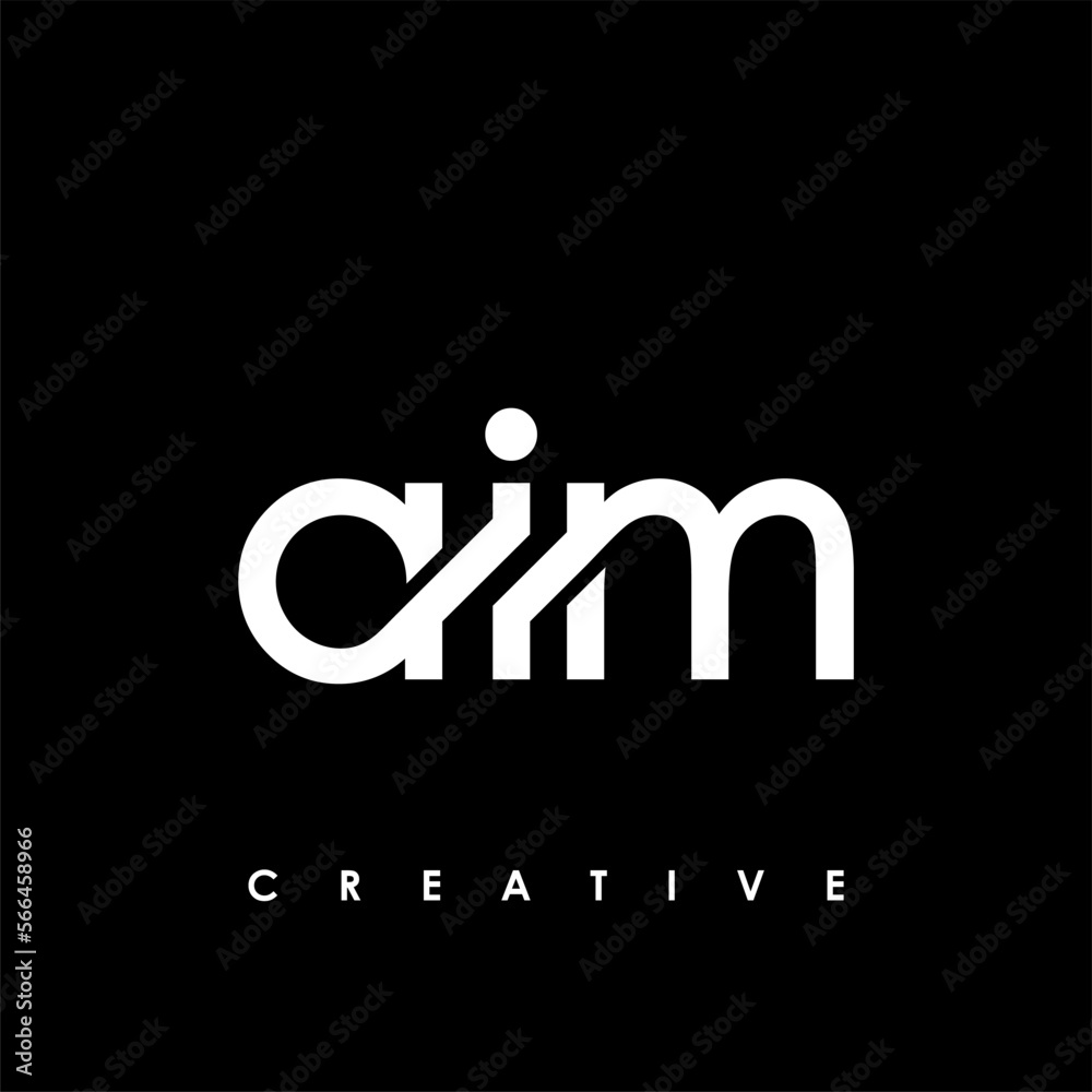 AIM Letter Initial Logo Design Template Vector Illustration Stock ...