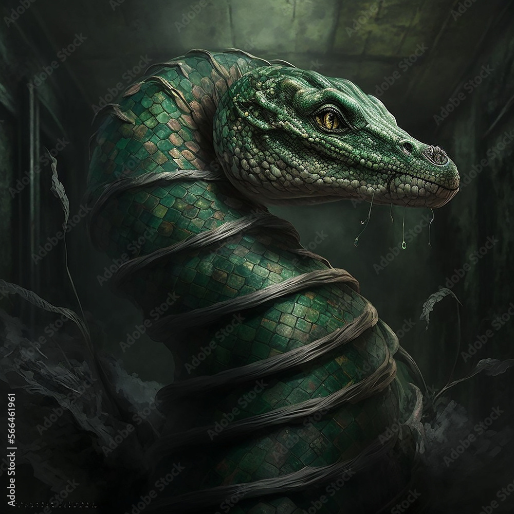 Lizard lord creature properly dressed. Fictional character. Created ...