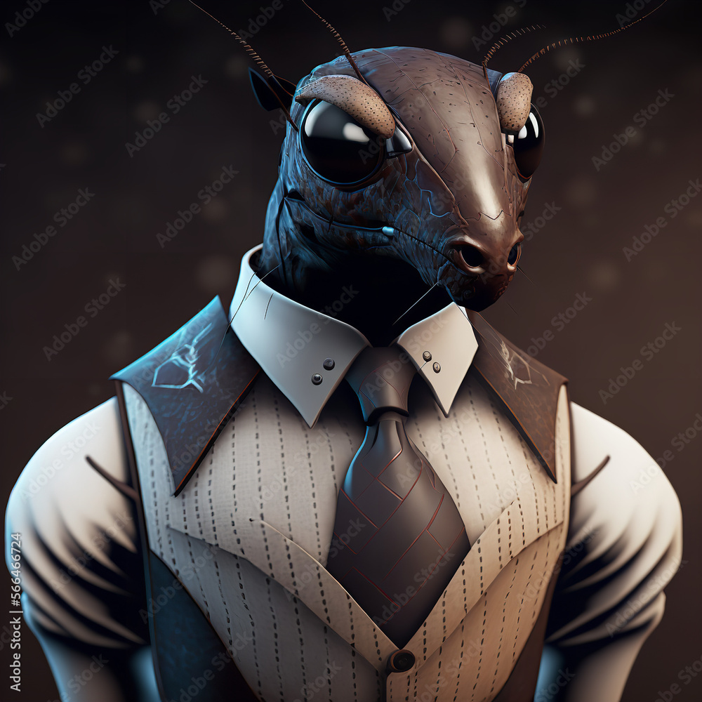 humanoid ant Generative AI Stock Illustration | Adobe Stock