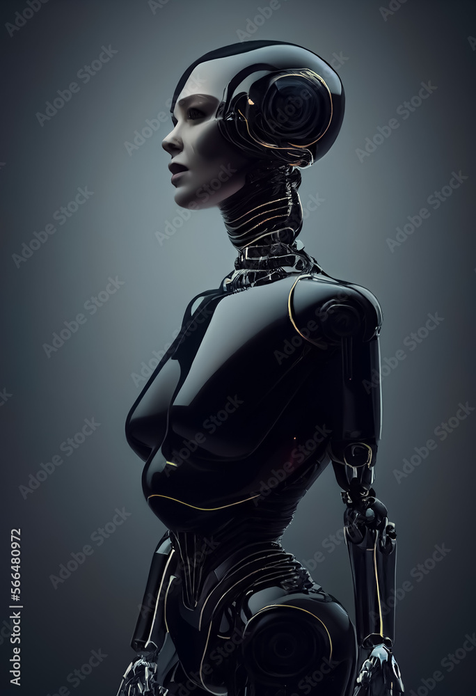 cyborg portrait, modern technology super soldier, Generative AI Art ...