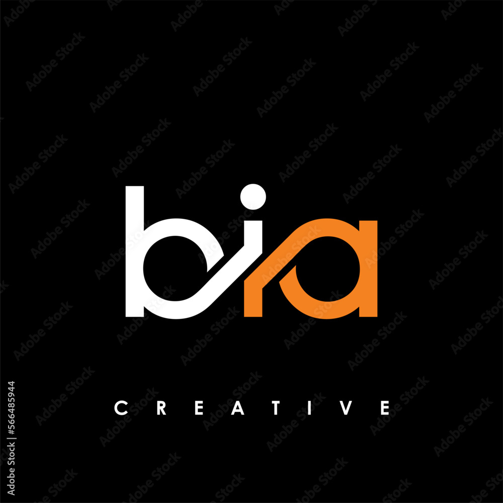 BIA Letter Initial Logo Design Template Vector Illustration Stock ...