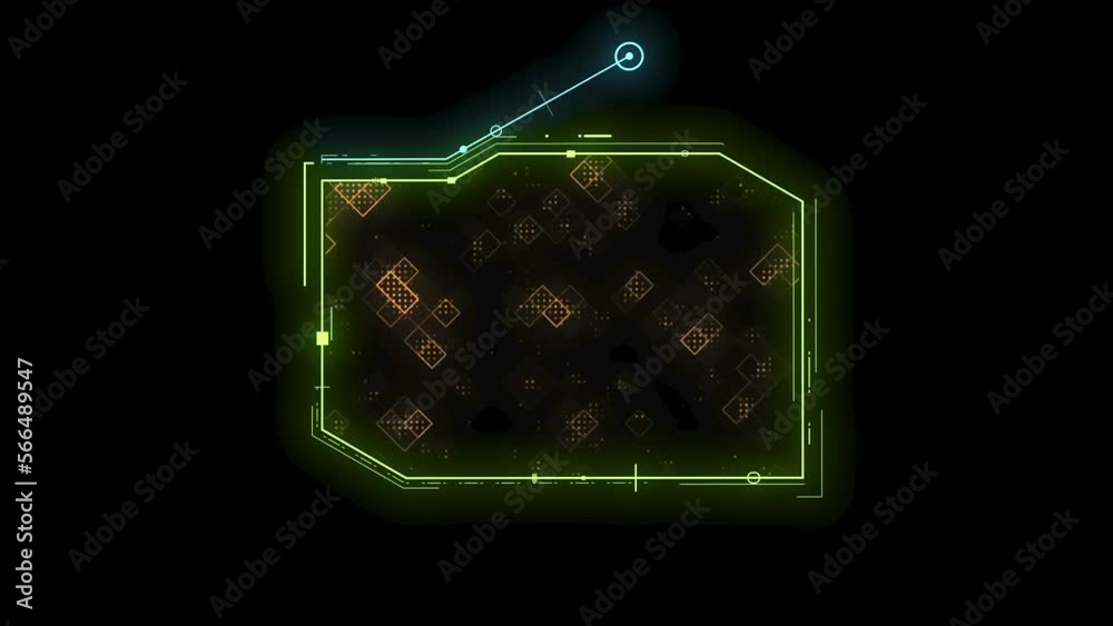 Vidéo Stock Interface elements HUD, UI, GUI. Vector Callout Titles set ...