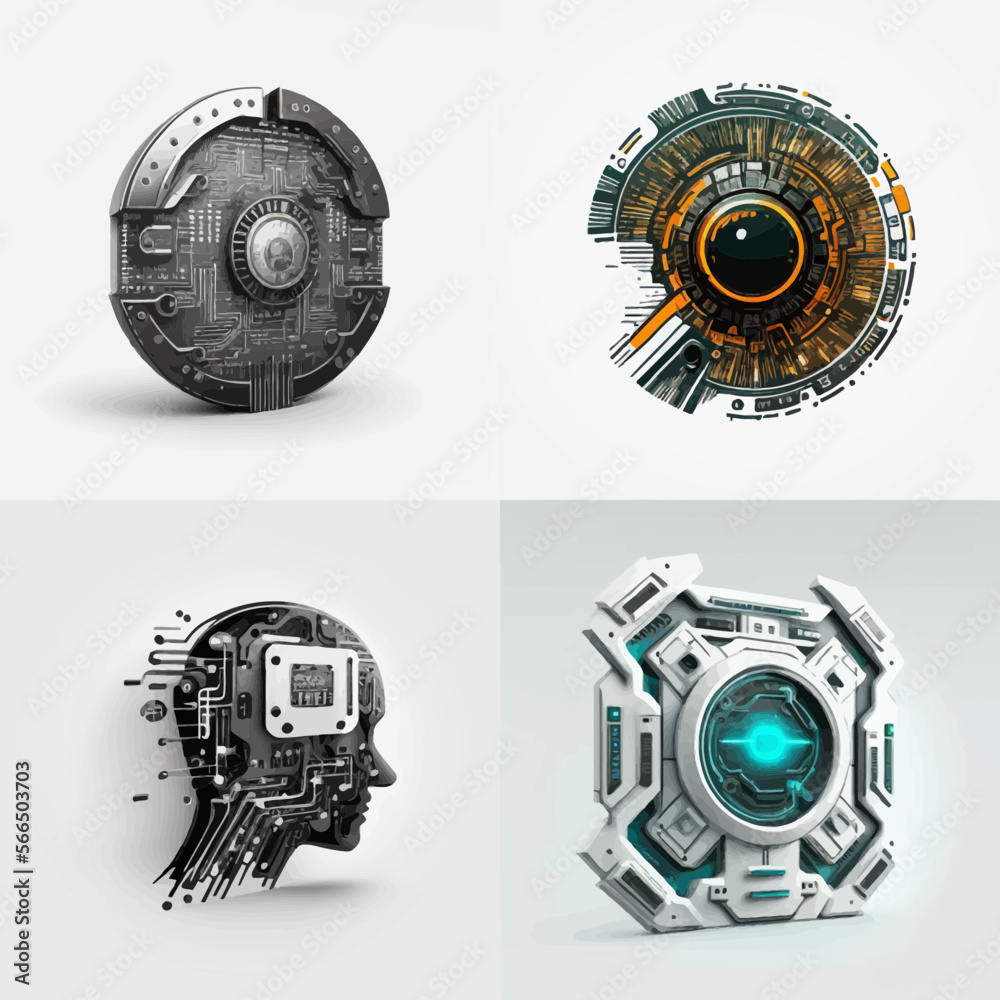 Technology Icon Very Cool Design Stock Vector | Adobe Stock