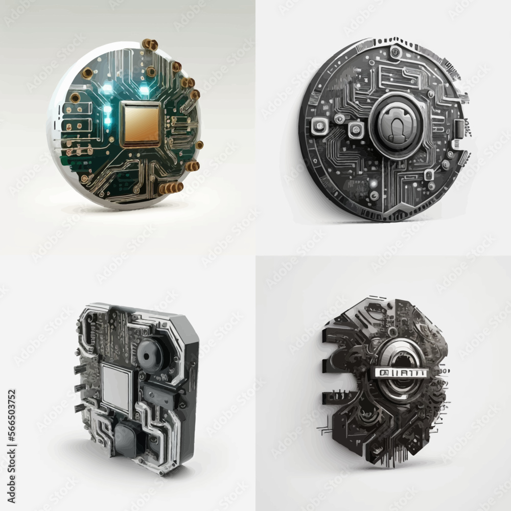 Technology Icon Very Cool Design Stock Vector | Adobe Stock