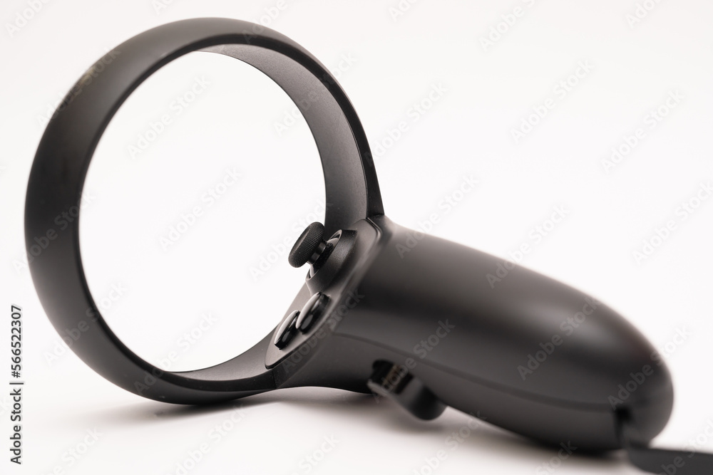 oculus rift touch controller isolated on white background. virtual ...