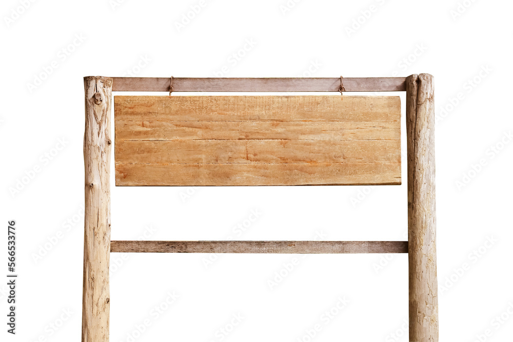 Wooden arrow sign isolated on white background for design usage purpose ...